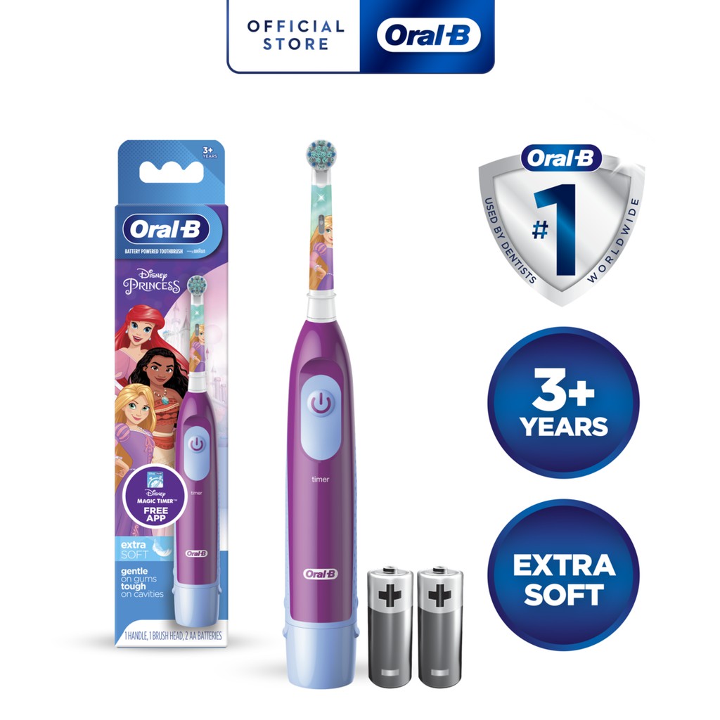 Oral-B Kids Electric Toothbrush Disney Princess 3+ | Shopee Malaysia