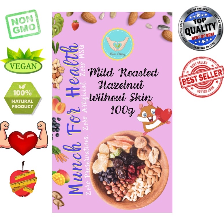 Clean Eating Mild Roasted Blanched Hazelnut / Hazelnut Without Skin ...
