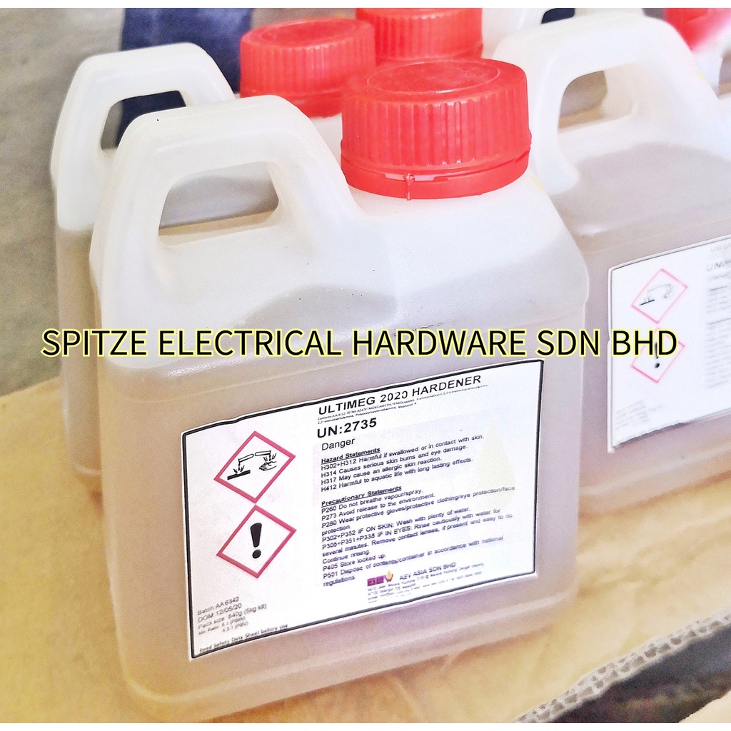 AEV ULTIMEG 2020 BASE EPOXY C/W HARDENER 5 KG/Tin Ultifil resin ...