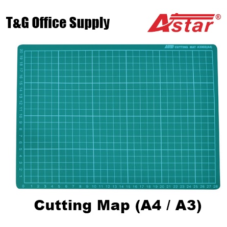 Astar Green Cutting Map A4 / A3 Size | Shopee Malaysia