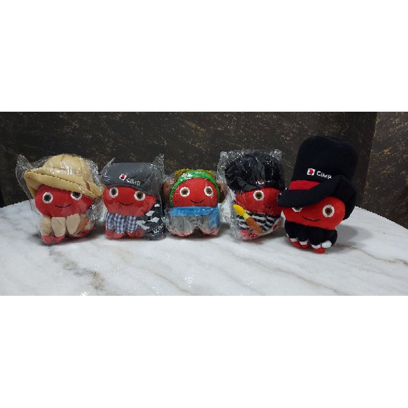 CIMB Limited Edition Octo Plushies - 5 Different Octo | Shopee Malaysia