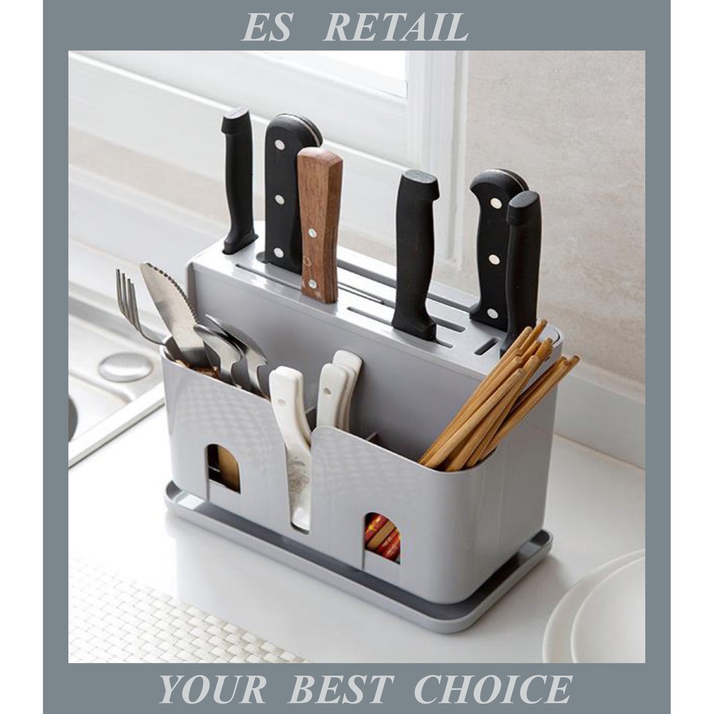 Cutlery and knife holder Rack Kitchen rack Utensil holder Cutlery ...