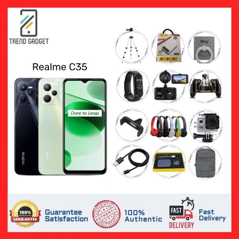 Realme C35 [ 6GB RAM 128GB ROM / 4GB RAM 128GB ROM / 64GB ROM]🎉Original ...