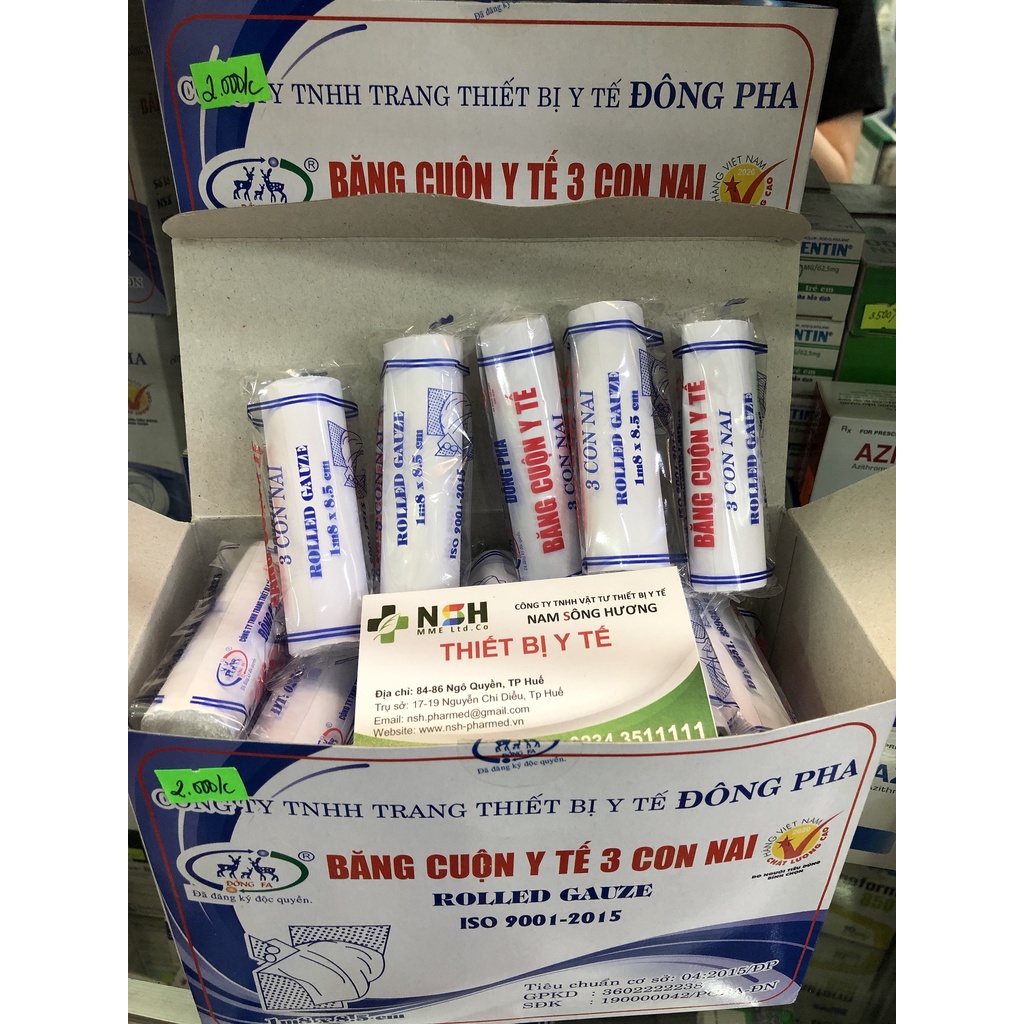 [ODD 01 ROLL] Dong Pha medical gauze roll 3 deer - Dong Fa MEDICAL ...