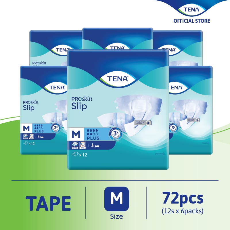 TENA PROskin Slip Plus M96 / L96 Adult Diaper | Shopee Malaysia