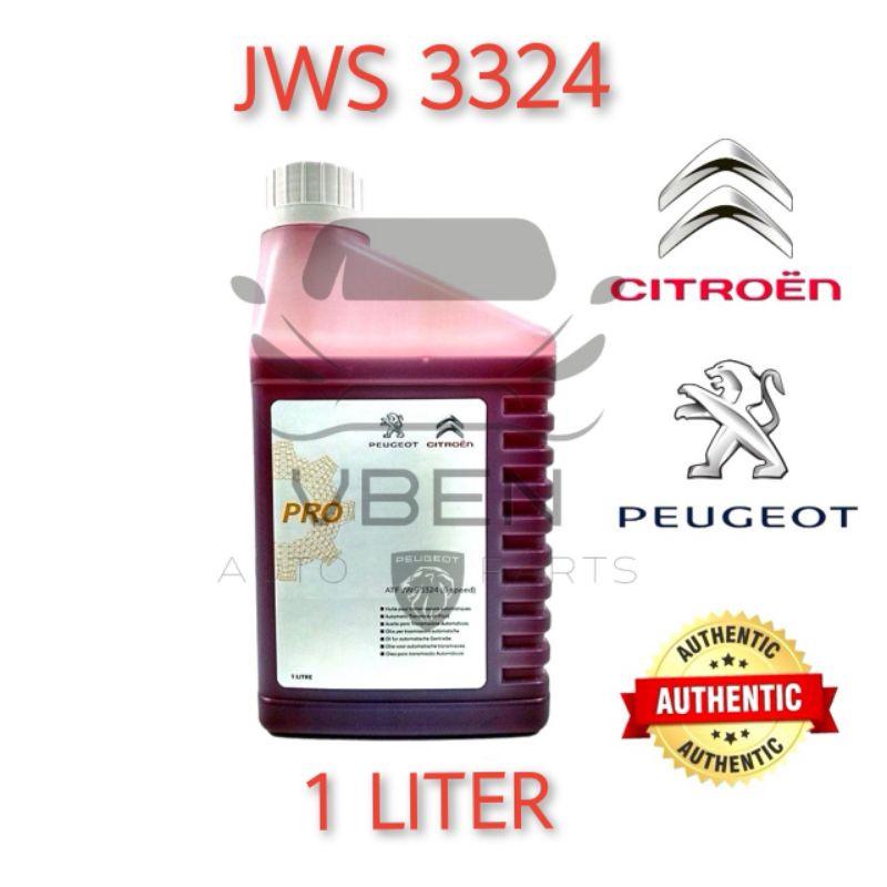 ATF Transmission Oil JWS 3324 For Peugeot Citroen 6 SPEED 1 LITRE ...