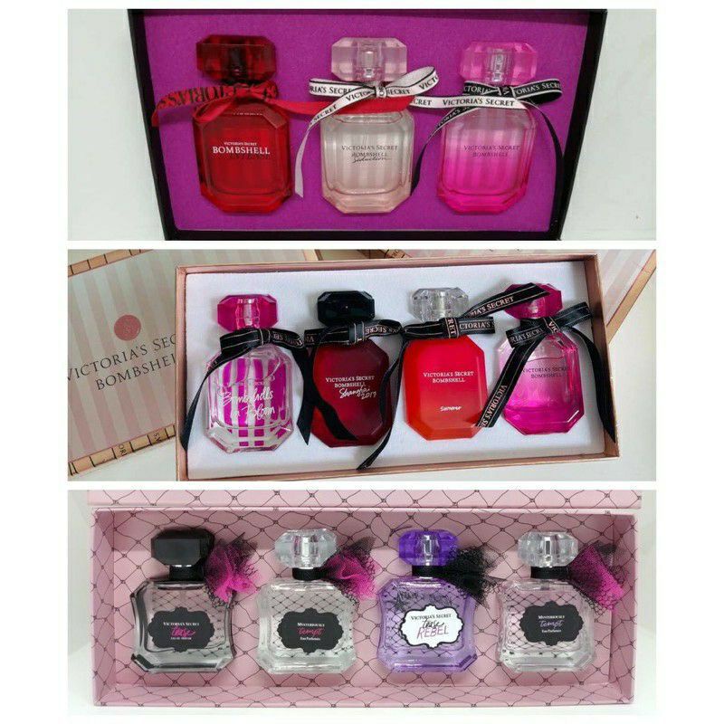 Victoria's Secret Miniature Set Bombshell & Tease 3in1 / 4in1 Collection Original | Shopee Malaysia