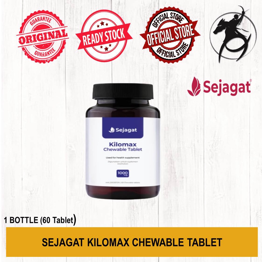 SEJAGAT KILOMAX CHEWABLE TABLET (SUPPLEMENT NAIK BERAT BADAN) | Shopee ...