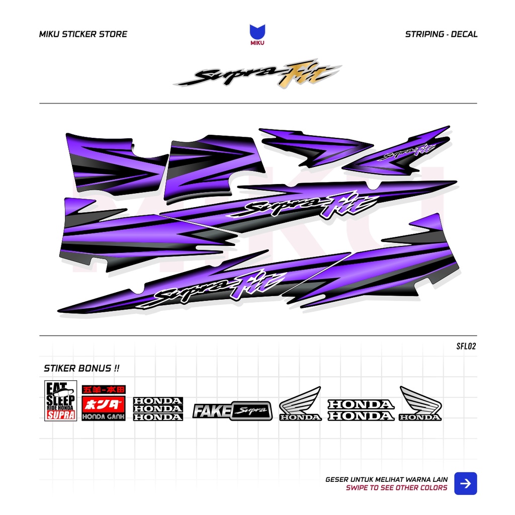 UNGU Sfl02b STRIPING SUPRA FIT LAMA GRAPHIC 2 PURPLE OLD SUPRA OLD WAVE ...