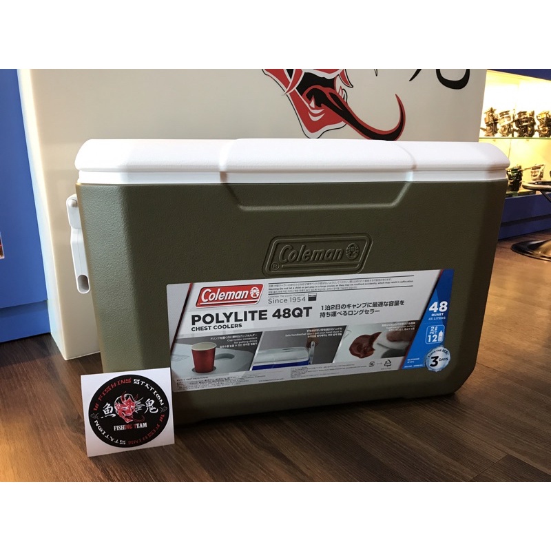 Cooler Box, Coleman Polylite Cooler Box 48QT (JDM) | Shopee Malaysia