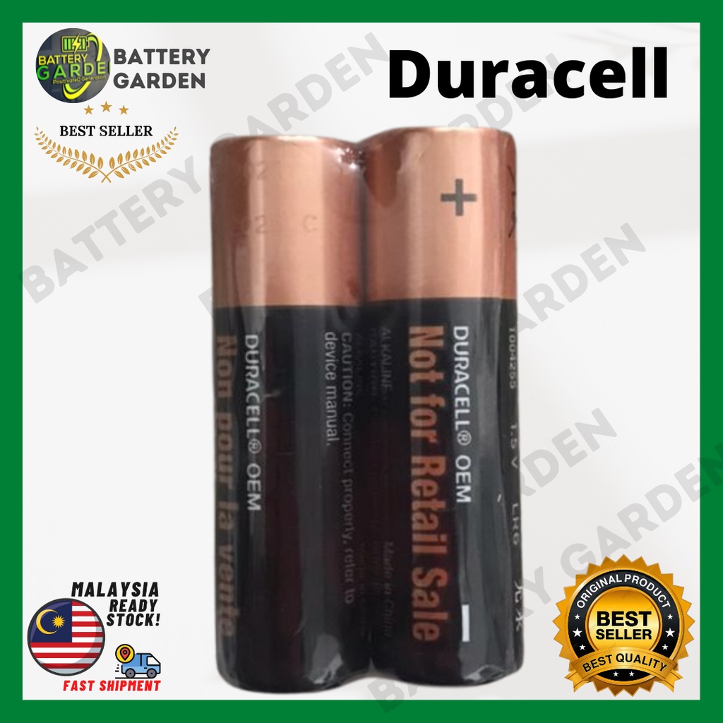 DURACELL AA 1.5V Alkaline Battery LR6 DoubleA Battery | Shopee Malaysia