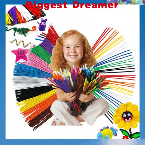 Colour Hairy Root Strips Twisted Sticks Velvet Stick / DIY Toys ...