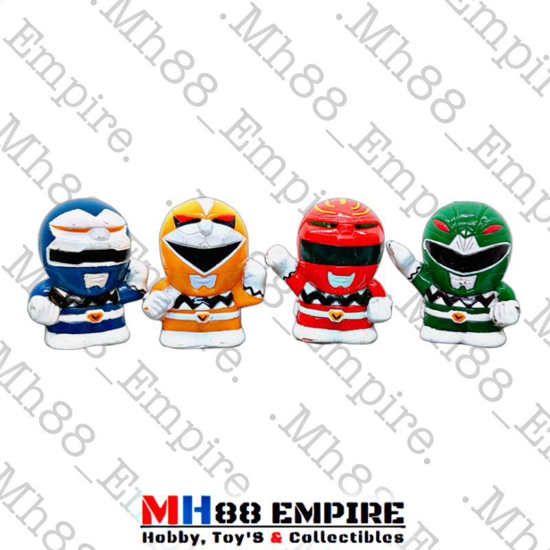 SUPER SENTAI POWER RANGERS FINGER PUPPET SOFT VINLY FIGURE COLLECTION ...