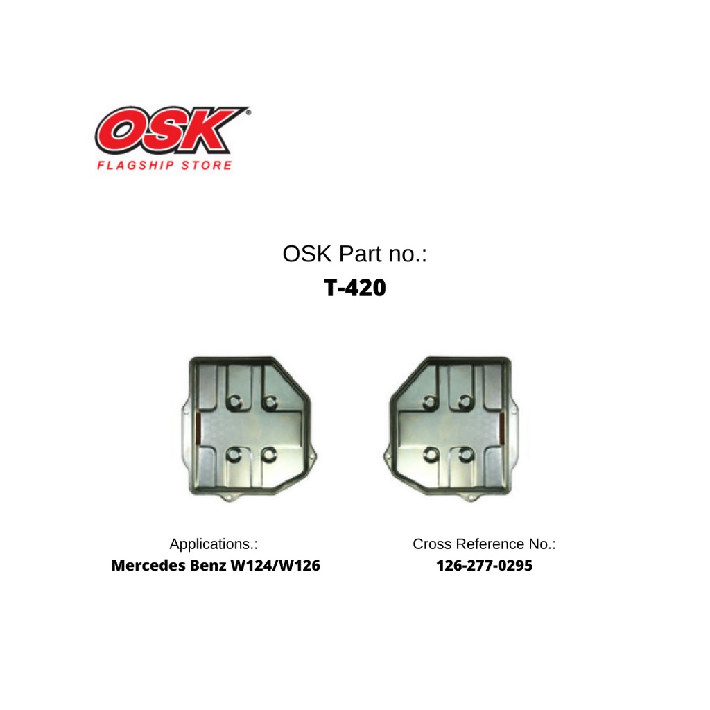 OSK Auto Transmission Filter For Mercedes Benz W124/W126 1262770295 ...