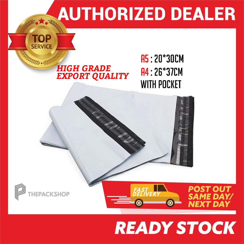 🔥READY STOCK🔥 A5 A4 50pcs Consignment Note Pocket White Shipping ...