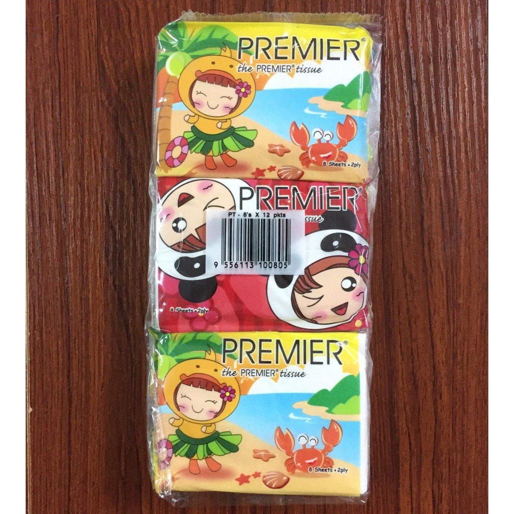 TISU MUKA PREMIER 2 LAPIS / PREMIER FACIAL TISSUE 2PLY (Pocket Size ...