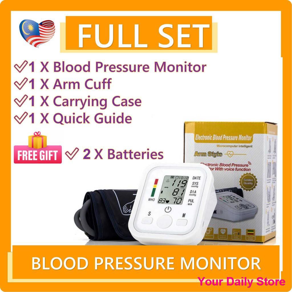 🔥Ready Stock🔥Auto Blood Pressure Monitor Machine Check High Automatic ...