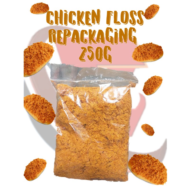 CHICKEN FLOSS PEDAS 500G / 250G / 100G (PACKAGING) | SERUNDING AYAM ...