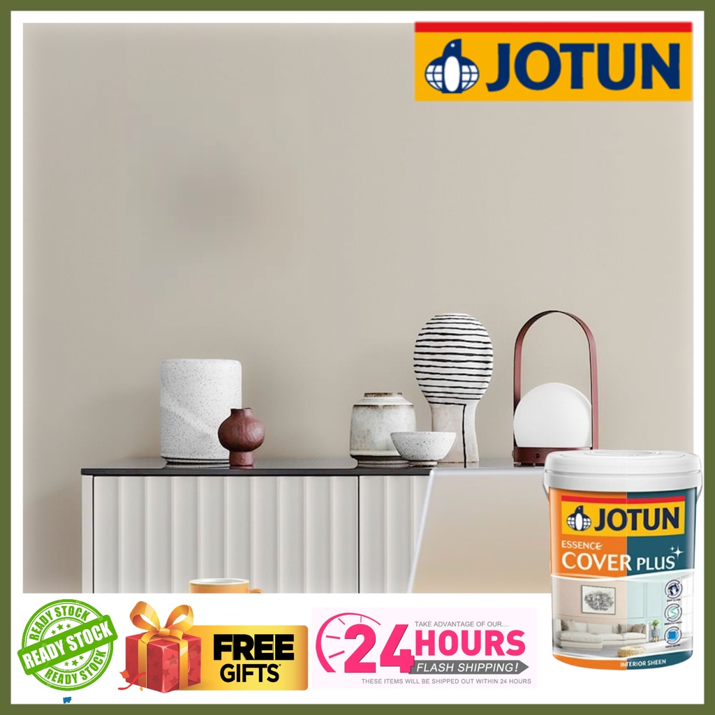 JOTUN 1L 1926 WINTER MIST ESSENCE COVER PLUS SHEEN & MATT/INTERIOR WALL ...