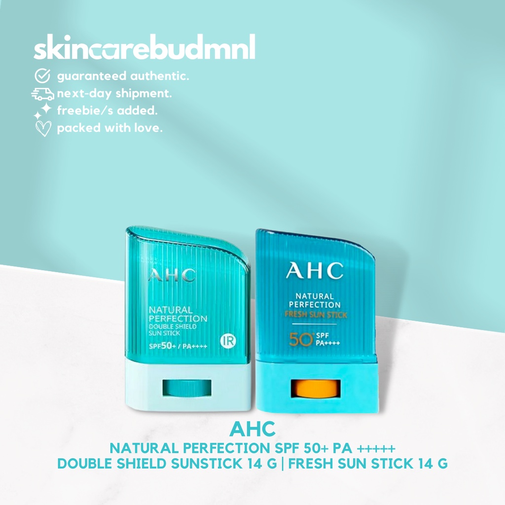 AHC Natural Perfection Double Shield | Fresh Sun Stick SPF50+ PA++++ 14 g | 22 g by ...