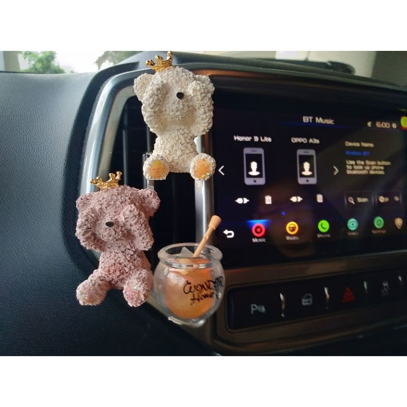 Aroma Stone Car Use（ Honey Bear）Batu Aroma Kereta Aircon Diffusser ...