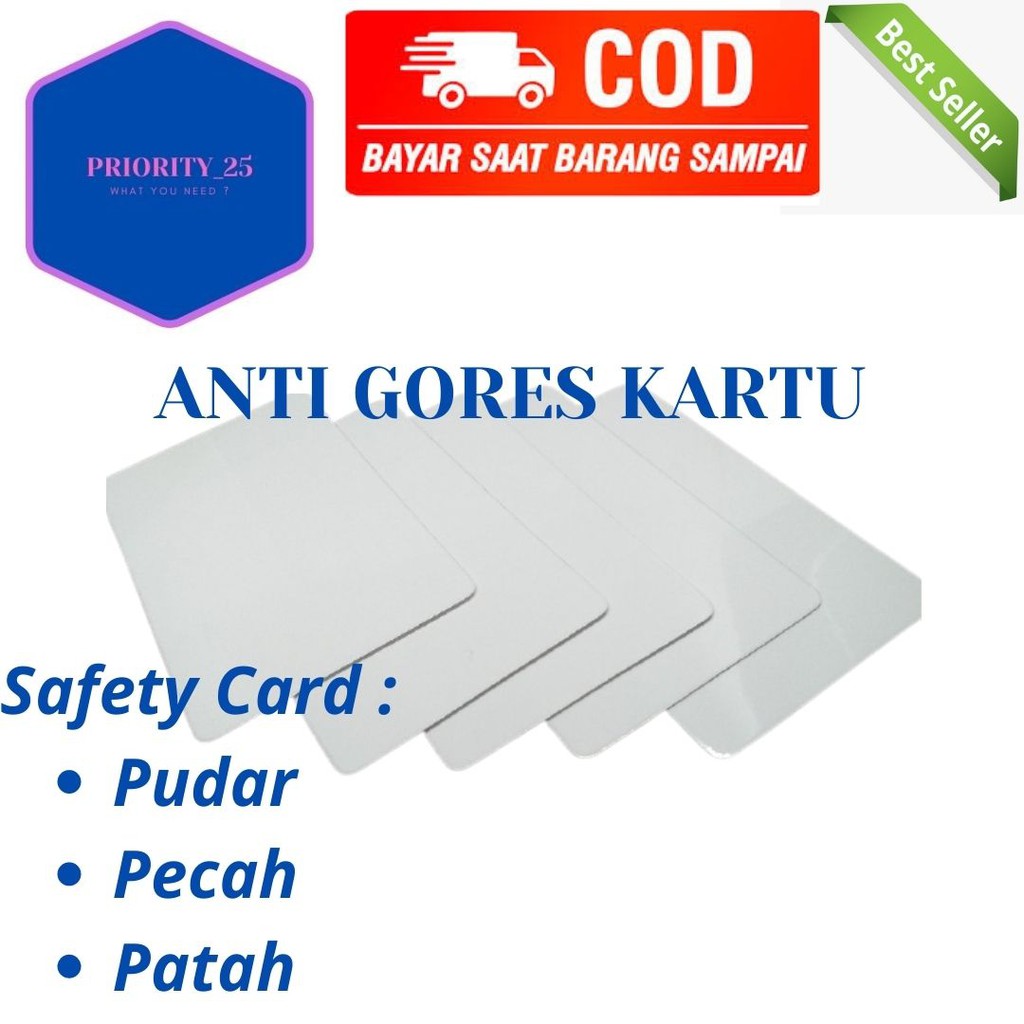 Anti-scratch ID card Laminating Ktp sim card etoll credit card | Shopee ...