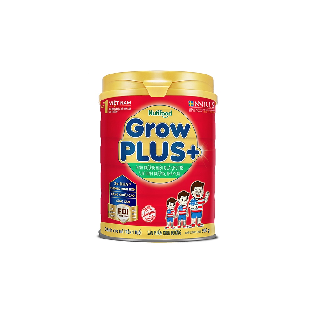 Nutifood Grow Plus Red Milk For Children From 1 Year Old 900g | Shopee ...