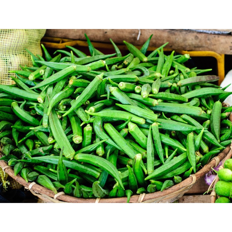 Biji Benih : Bendi (15 biji) / Okra Seeds | Shopee Malaysia