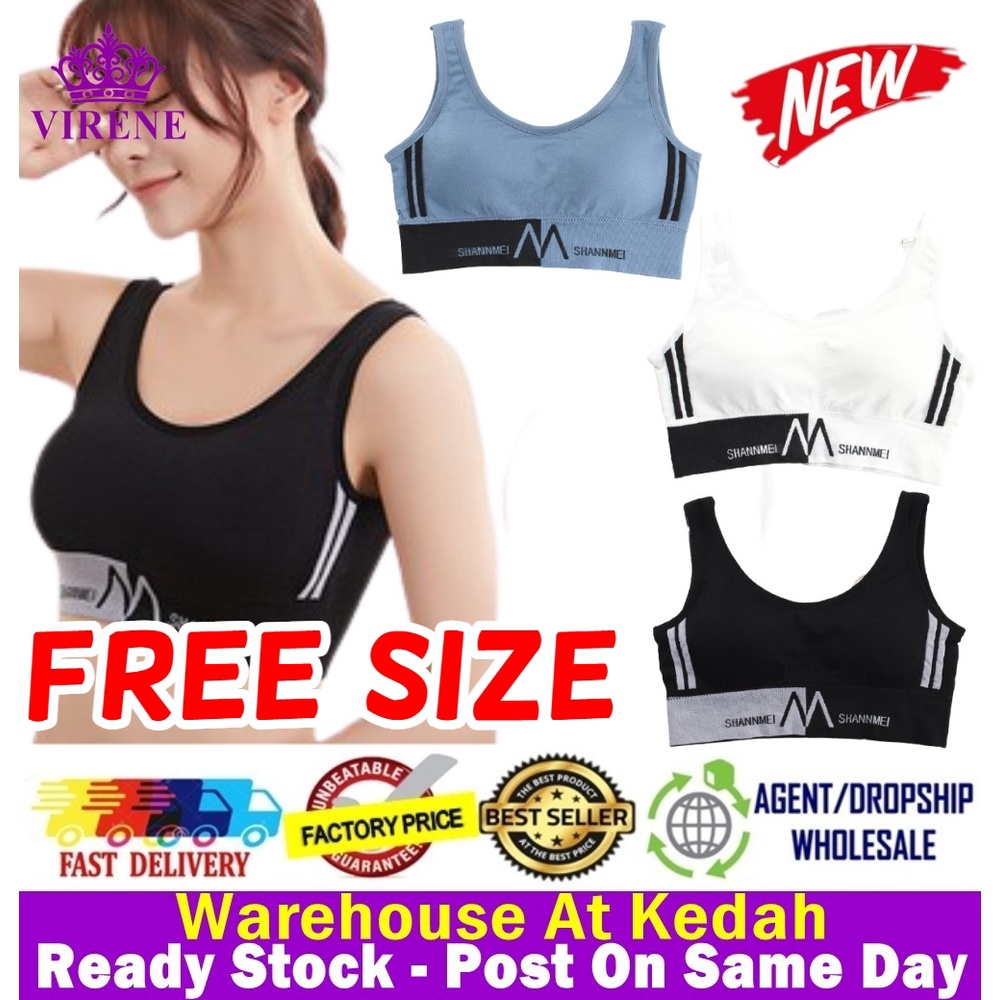 VIRENE Women Sport Bra M Sport Bra Free Size Female Innerwear Beauty U ...