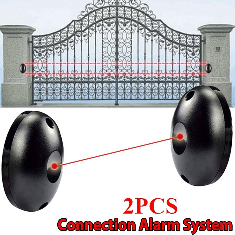 2 PCS Infrared Beam Detector IR Alarm Sensor Auto Door Light Sensor ...