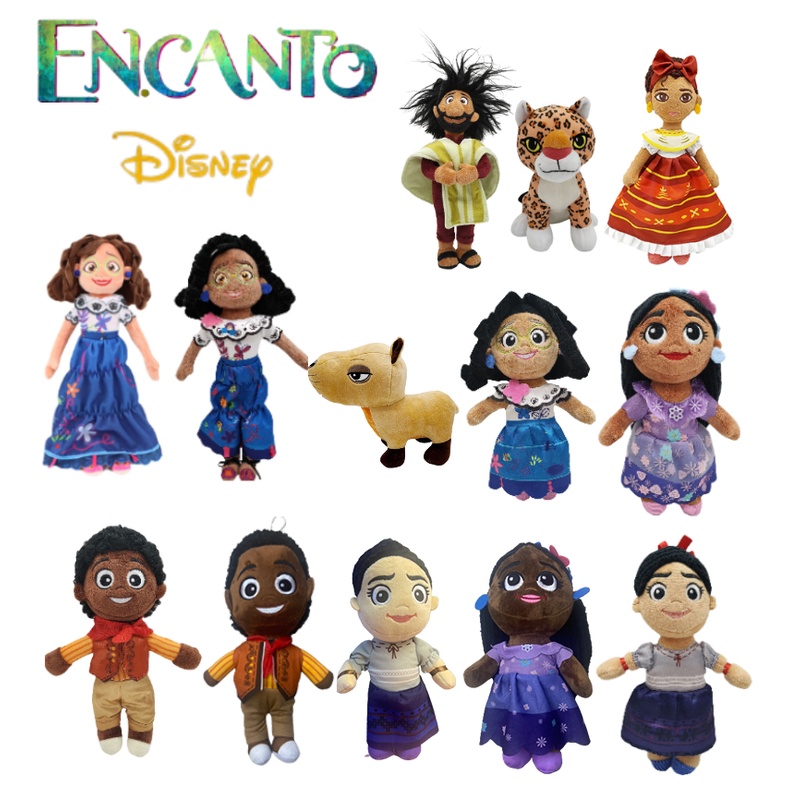 HOT 41cm Encanto Plush Doll Bruno Dolores Madrigal Juliet Isabela Luisa ...