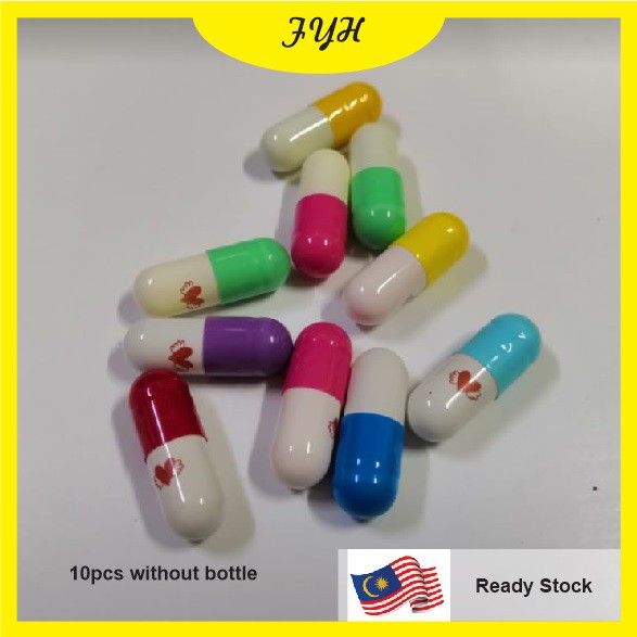 🎀 READY STOCK KUANTAN 🎀 Capsule Letter Random Colour Small Note Letter ...