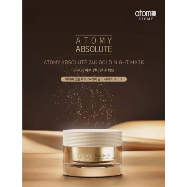 Atomy Absolute 24k Gold Night Mask | Shopee Malaysia