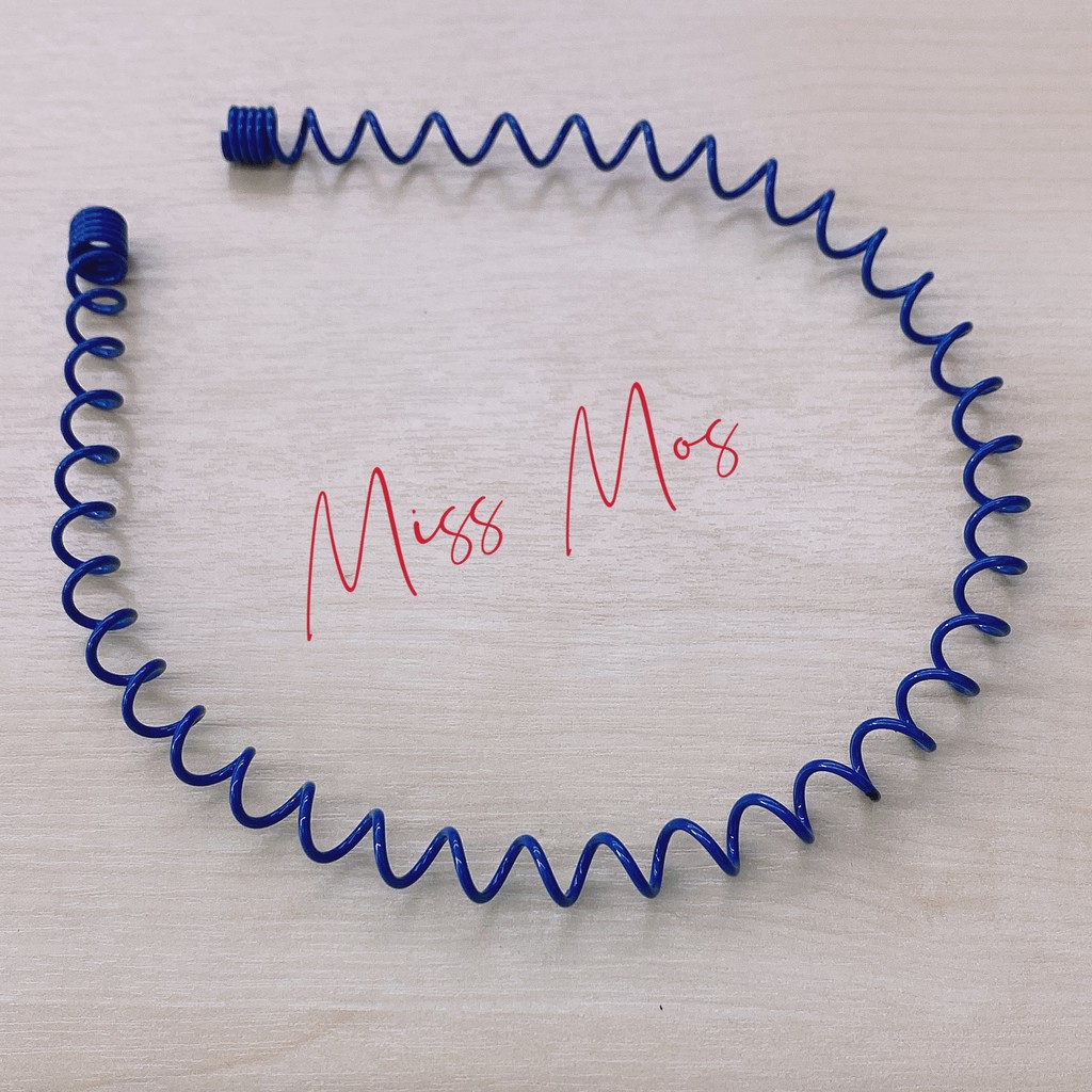 Colourful Fashion Unisex Metal Black Small Spring Spiral Coil Wire ...