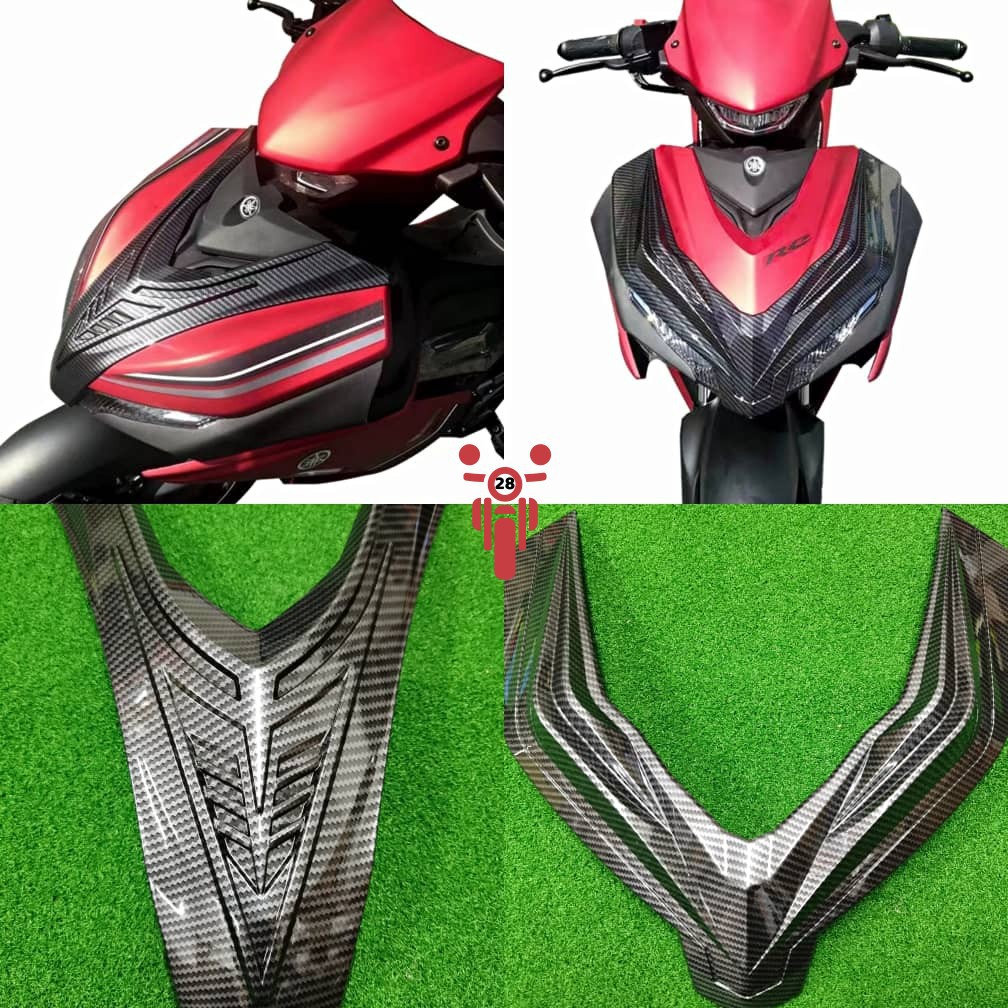 💥Yamaha Y16 Front Cover Horn Cover Carbon Cover Dada Y16ZR cf🔥 | Shopee ...