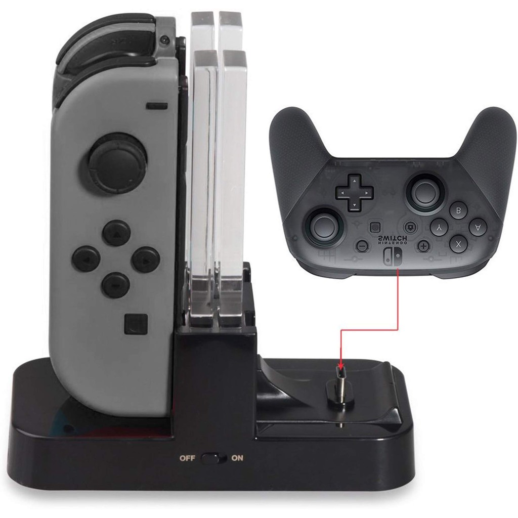 DOBE Charging Dock For N-Switch Joy-Con & Pro Controller ##READY STOCK ...