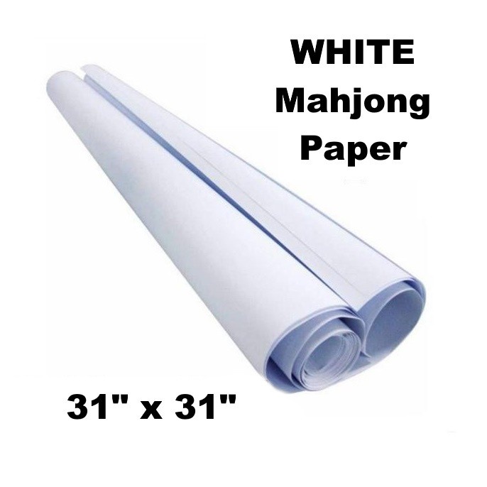 31" x 31" White Mahjong Paper 50gsm ( 30sheets ) / ( 50sheets ) / 35" x ...
