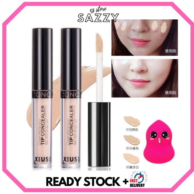 (READY STOCK) XIUSE CONCEALER FULL COVERAGE NATURAL COVER GLOWING CREAM | Shopee Malaysia