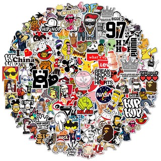 Cool Vinyl Stickers Pack 200/100/50pcs Waterproof Sticker For Helmet ...