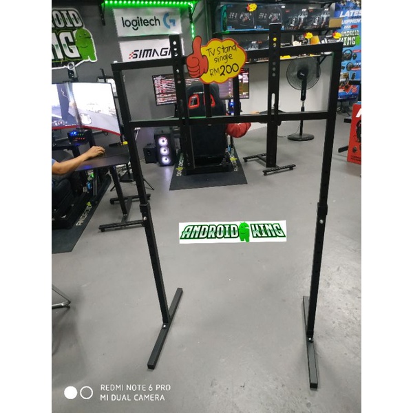 UNIVERSAL TV MONITOR STAND Simulator Racing Rig LOGITECH THRUSTMASTER ...
