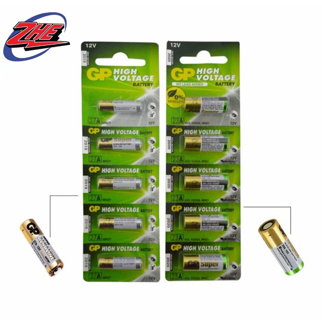 GP23A GP27A GENUINE BATTERY HIGH VOLTAGE 12V FOR CAR REMOTE / AUTOGATE ...