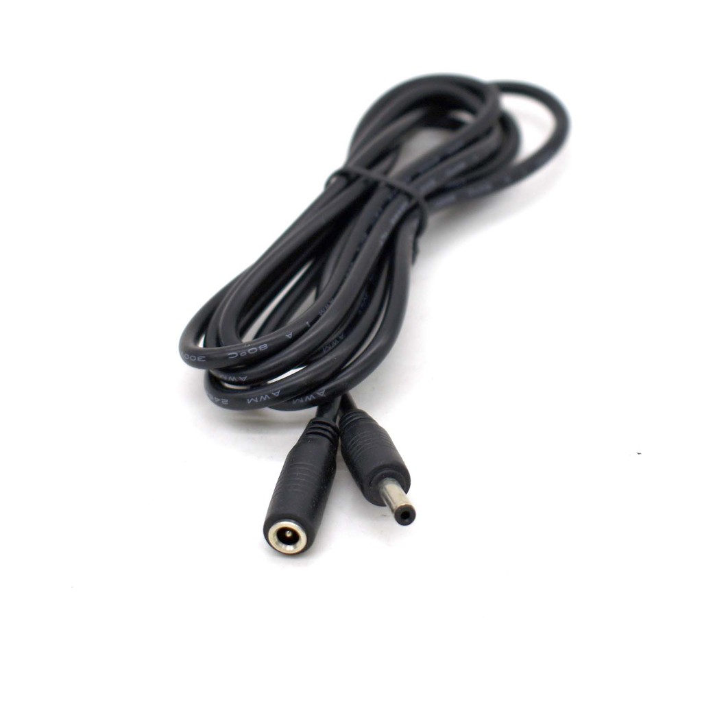 DC pwoer adapter extend cable 3.5mm x 1.35mm cctv camera power ...