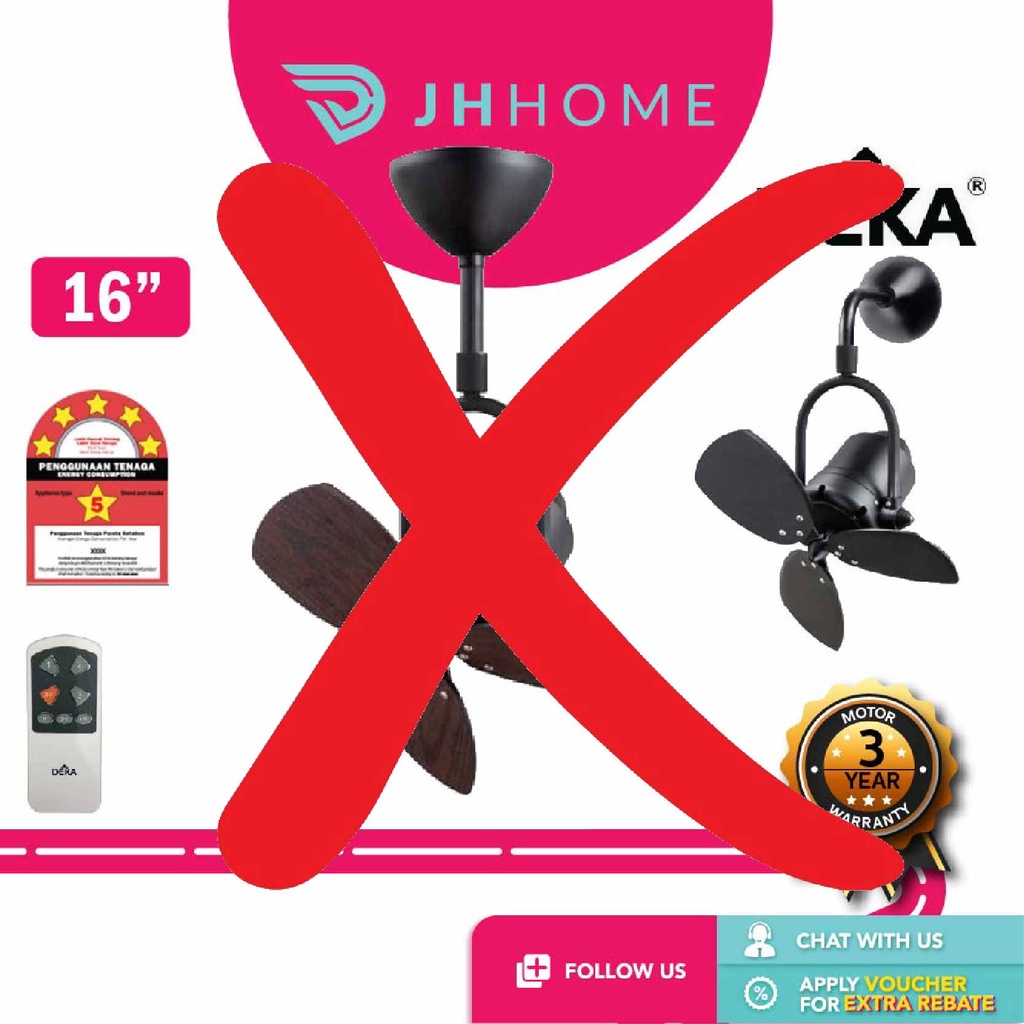 Deka 16 Inch 3 Blades Dc Motor 7 Speeds Black And Wooden Ceiling And ...