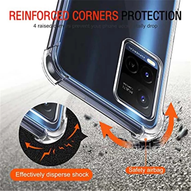 Casing Silicone Shockproof Transparent Soft Case For ZTE Red Magic 7 7S ...