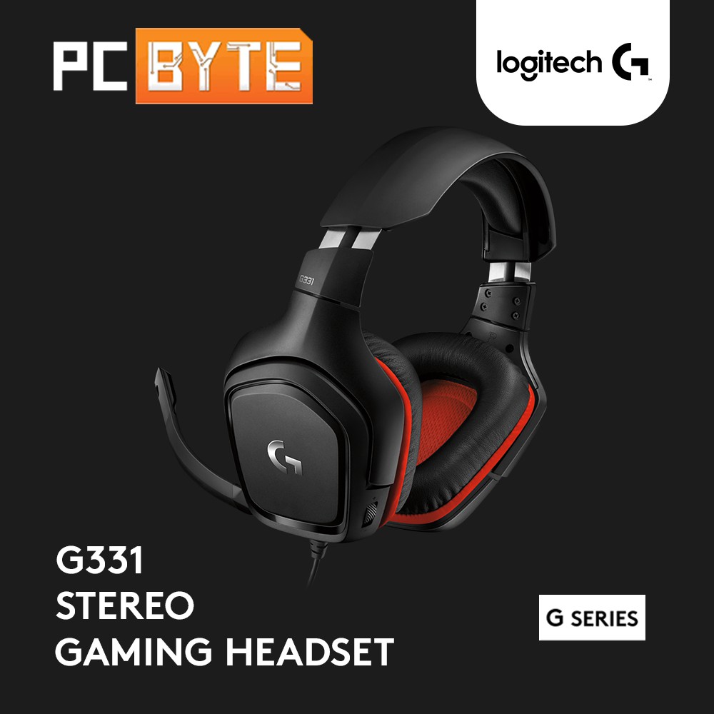Logitech G331 Stereo Gaming Headset PCByte, On-Ear Volume Control ...