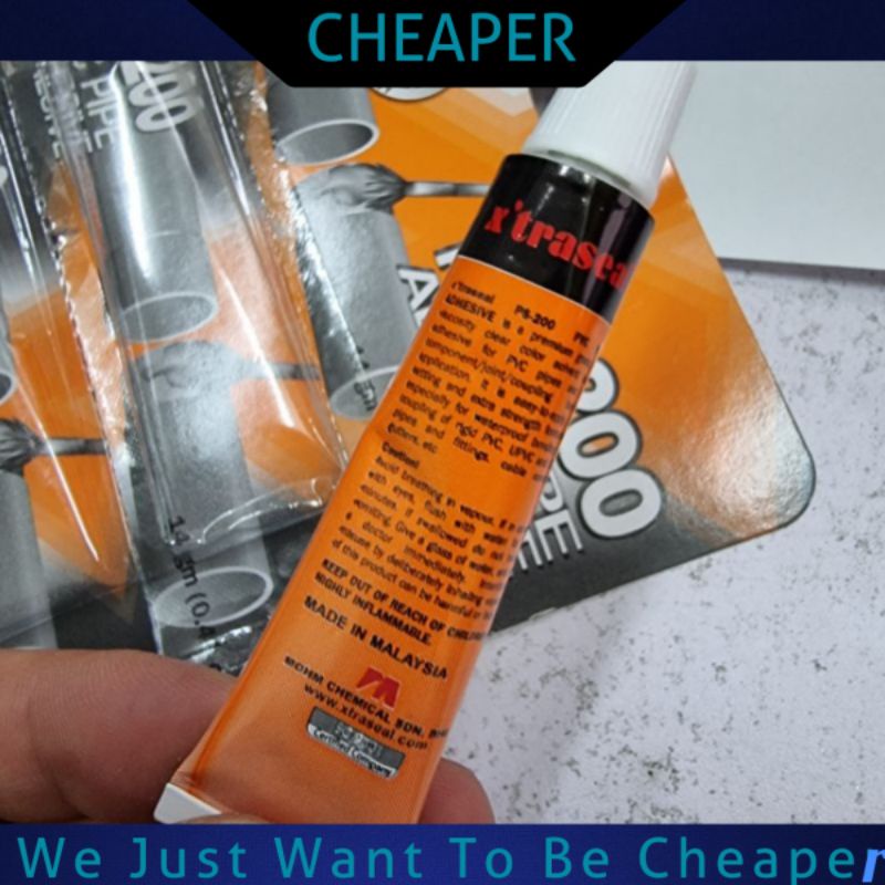 Xtraseal PVC Glue Pipe /Gum paip 14gm x 1 Tube Murah | Shopee Malaysia