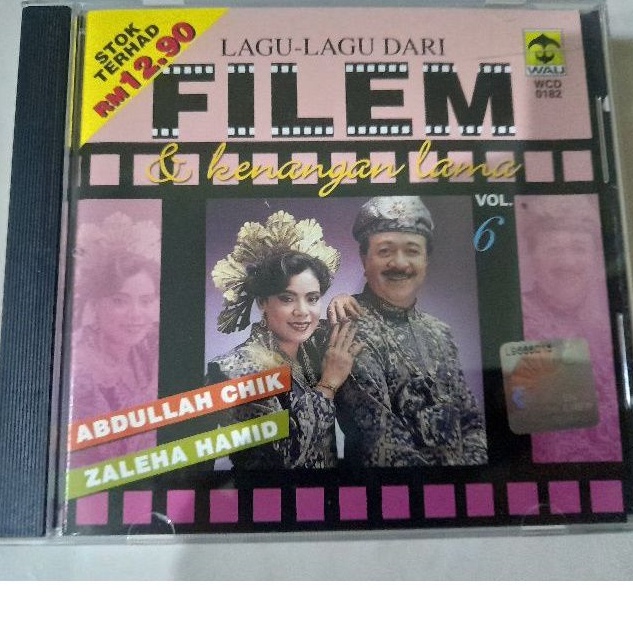 (CD) ABDULLAH CHIK & ZALEHA HAMID- LAGU LAGU DARI FILEM VOL 6. | Shopee Malaysia