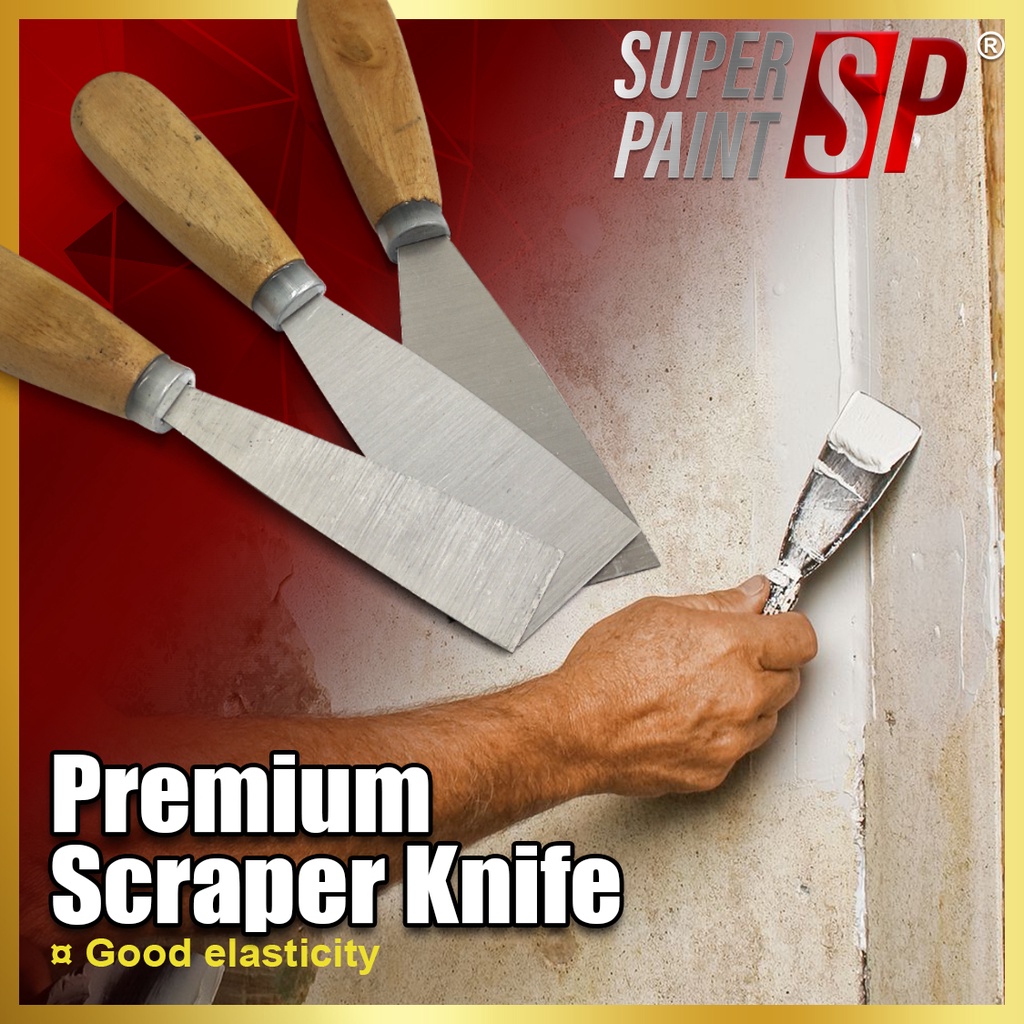 1" - 4" Wall Scrapper / Scraper Besi Paint Scrapper Putty Knife Wood ...