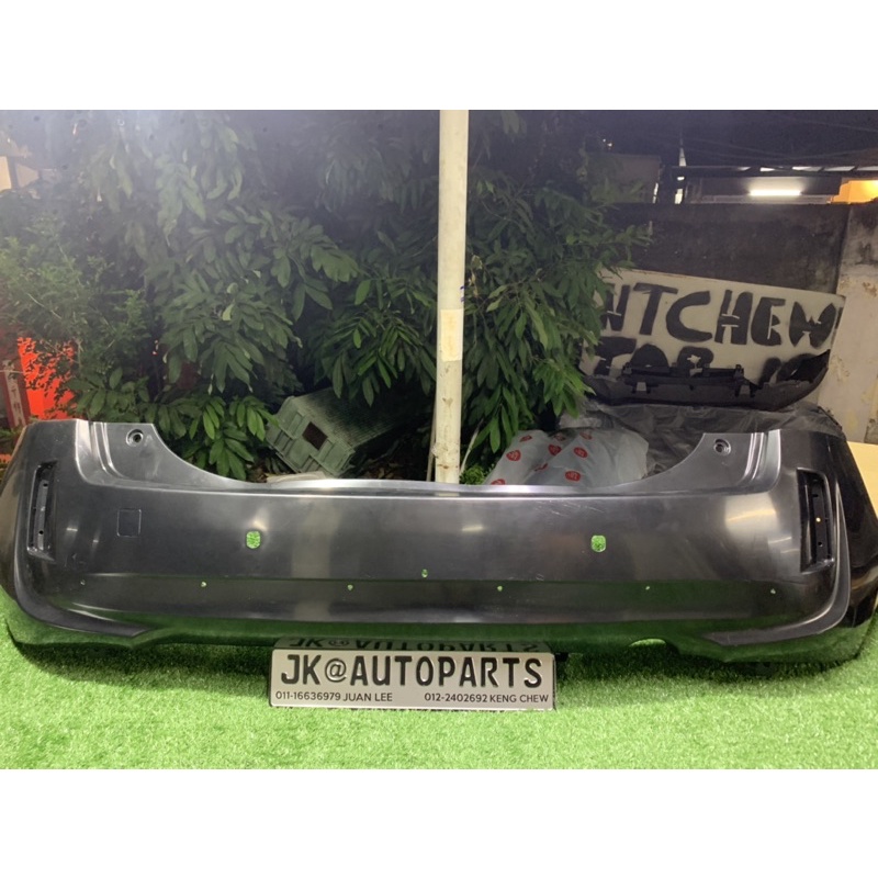 Rear Bumper Pp Facelift Advance With Skirt Hole Ori Perodua 100% 52159 ...