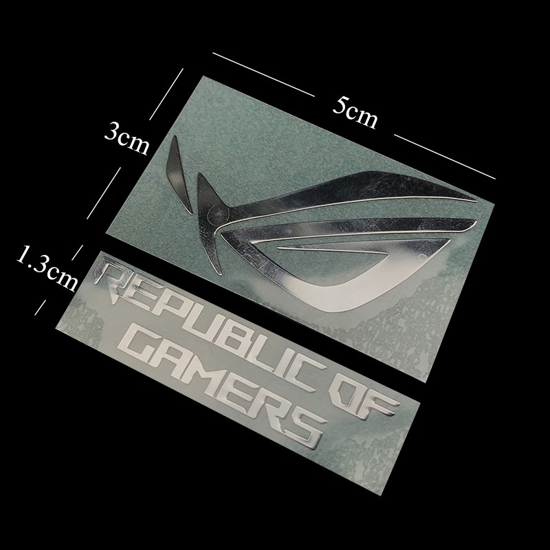 ROG METAL STICKER FOR LAPTOP DESKTOP COMPUTER SKATEBOARD | Shopee Malaysia
